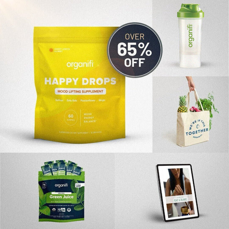 BUY THE HAPPY DROPS BUNDLE FOR OVER 65% OFF TODAY AND RECEIVE: